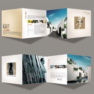 China Folding Business Instruction Manual Trifold Custom Brochure Booklet Printing Poster Manual for sale