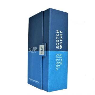 China De dubbele Doos die van de de Wijngift van de Kleppensluiting PS Tray Laminate Cardboard Material verpakken Te koop