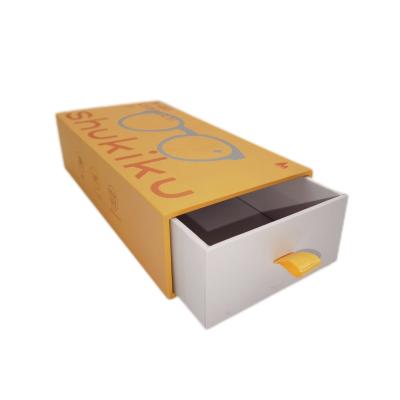 Cina Scatola al minuto del cassetto dello scorrevole, vetri di sole che imballano con il greyboard di caduta 157g C2S 1200g del nastro in vendita