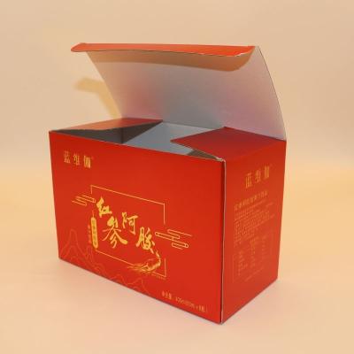 Cina Contenitori di imballaggio alimentare eliminabili di Kraft per il ODM della gelatina del pellame dell'asino in vendita