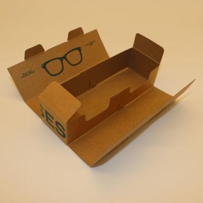 China Zonglazen Kleinhandels Verpakkingsvakjes ODM van de de Compensatiedruk van de Douanecmyk 4 Kleur, Kraftpapier-Document Vakje serigrafiedruk Te koop