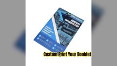 Custom Booklets & Brochures Digital Printing
