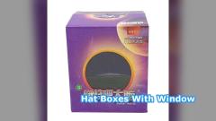 Custom Hat Boxes Retail Display Window Packaging