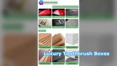 Custom Electric Toothbrush Boxes UV Coating