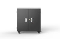 China AHL-E36 36-Port Tablet Charging Cabinet with USB Ports - 710×430×820mm Secure Storage Cart for iOS Android Devices for sale