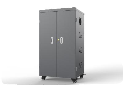 China Smart 64 Ports Tablet Charging Cabinet with 8S Security Protection System and LED Lights for Schools and Offices for sale