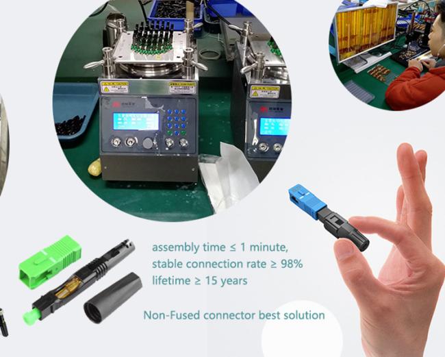 Field Assembly Fiber Optic Fast Quick Connector ESC250d APC