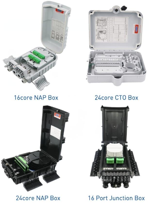 16 Ports CTO Fiber Box with Modular PLC Splitter