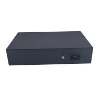 China Full Gigabit 1 Optical 5 Electric PoE Fiber Switch 4 PoE Ports 30W 120W for sale