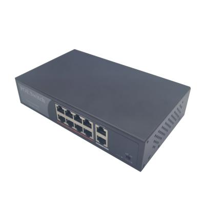 China Fanless Cooling 8 Port PoE Switch poE camera system 1000M PoE Switch for sale