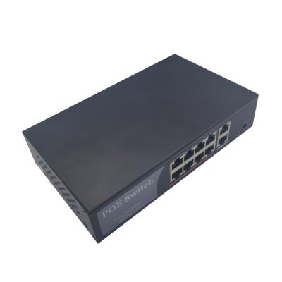 China Network Dante PoE Switch 2.0 Gbps IEEE802.3at/af Standard fanless cooling Te koop