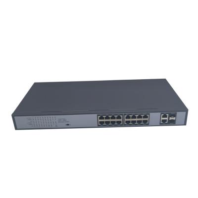 China LED Indicator Fiber Ethernet Switch 18 Ports 100/1000m SFP Managed Free Customization for sale