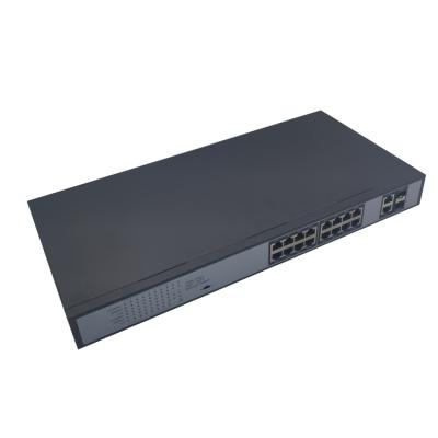 China LED Indicator Fiber Ethernet Switch 18 Ports 100/1000m SFP Managed Free Customization for sale