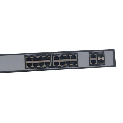 China 18 Ports Managed Fiber Switch 100 / 1000m SFP And 8 Ports 10 / 100 / 1000m Ethernet Ports for sale