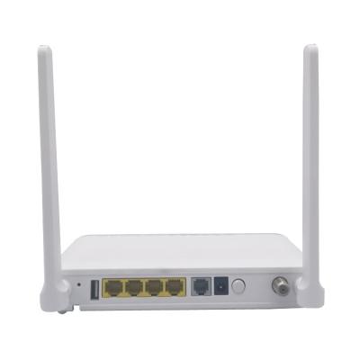 中国 F673v 4GE CATV ZTE CHIP SET FTTH ONU ONT 2.4GHz / 5g AC Wifi 販売のため