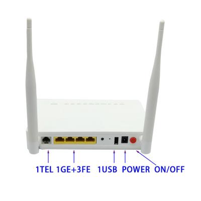 中国 F660 v8.0 GPON ONU ONT UPC繊維のコネクター1GE 3FE 1POTS WIFI GPONの光学ネットワーク ターミナル5DB F660 v8.0 FTTH GPON ONU 販売のため