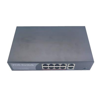 Cina HK-8F 8 porte 100m PoE switch con 2 100m uplink in vendita