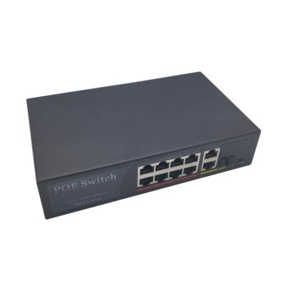 Cina HK-8G 8 porte 1000m PoE switch con 2 1000m 1SFP uplink in vendita