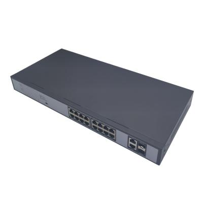 Cina HK-16G 16 porte 1000m PoE switch con 2 1000m 2 SFP uplink in vendita