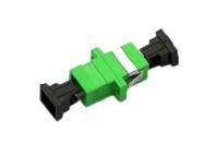 China SC APC Singlemode Simplex Fiber Optic Adapter with Ceramic Sleeve 0.2dB Insertion Loss for sale