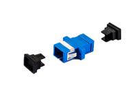 China SC APC Singlemode Simplex Fiber Optic Adapter with Ceramic Sleeve 0.2dB Insertion Loss for sale