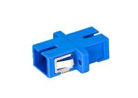 China SC APC Singlemode Simplex Fiber Optic Adapter with Ceramic Sleeve 0.2dB Insertion Loss for sale