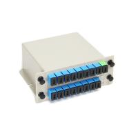 China Box Type 1x16 Fiber Optic PLC Splitter SC APC -40°C to +85°C Temperature Range 1260-1620nm Wavelength for sale