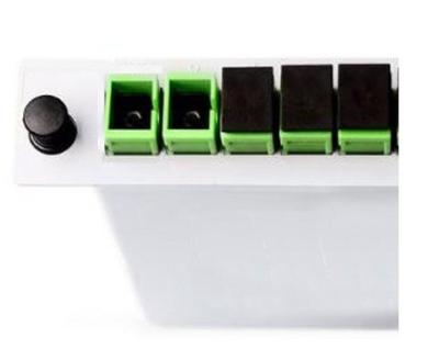 China 1*8 SC APC Cassette Fiber Optic Splitter for sale