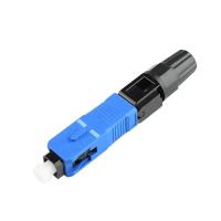 China Type D FTTH Field Mountable Fiber Optic Quick Connector with 0.25dB Insertion Loss and 1-Minute Assembly for sale
