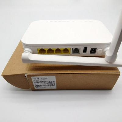 China OEM HISILICON HK739 GPON ONU ONT FTTH 1GE 3FE 1TEL 2.4G 5DBI Te koop