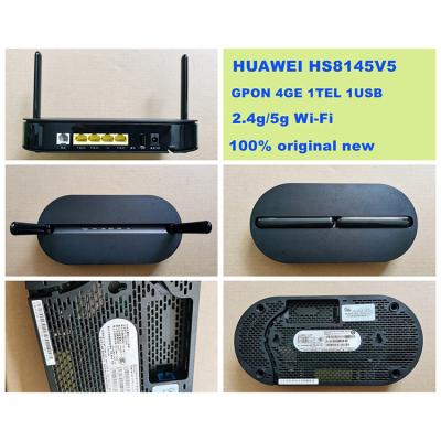 China NIEUWE onlineHS8145V5 voor de dubbele frequentie WIFI FTTH GPON ONU 4GE 1TEL AC WIFI van Huawei Ont Te koop