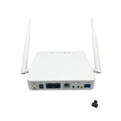 中国 AN5506-02-FG FTTH Router Modem FiberHome 1GE 1FE 1TEL WIFI External Antenna 販売のため