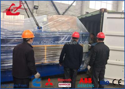 China Pet Bottle Compactor Plastic Bottle Press Machine , Pet Bottle Scrap Machine Diesel Engine Drive for sale