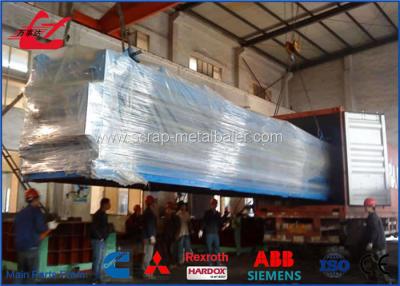 China Horizontal Waste Plastic Bottle Baler Machine With Manual Belting for sale