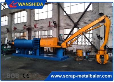 China Stationary Scrap Baler with Feeding Grapple for Mixed Metal Recovery for sale