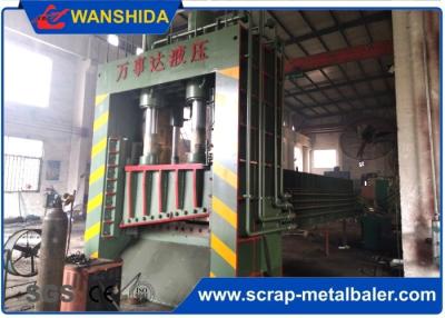 China 500ton Hydraulic Gantry Shear with 507 Tons Cutting Force and 6000×1500×600mm Chamber for Heavy-Duty Scrap Metal Processing for sale