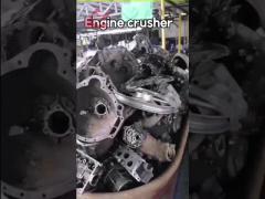 PSJ-1250 Scrap di rifiuti Motor shell Crusher compattatore alimentazione del motore diesel