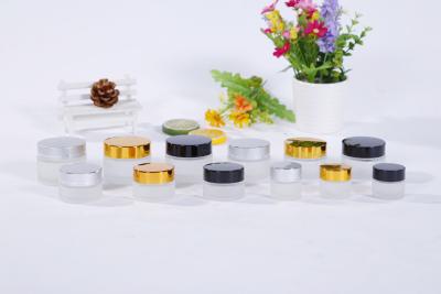 China High grade mask bottle, thickening frosted glass, cream bottle, eye cream bottle, cosmetics packing bottle for sale