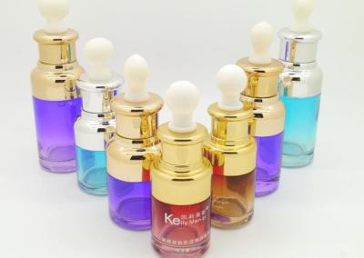 China 20ml glue head, essential oil bottle, glass dropper bottle essence, liquid bottle, spraying cosmetic bottle for sale