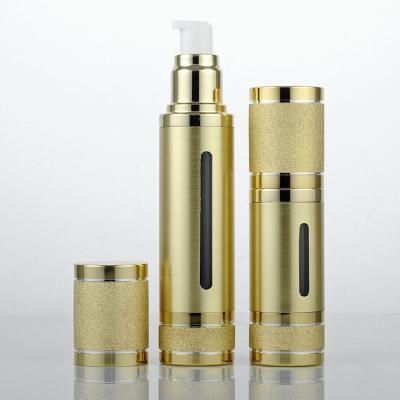 China 20ML-500ML supply of high-end cosmetics, liquid spray bottles, vacuum aluminum bottles, electroplating cosmetics bottles for sale