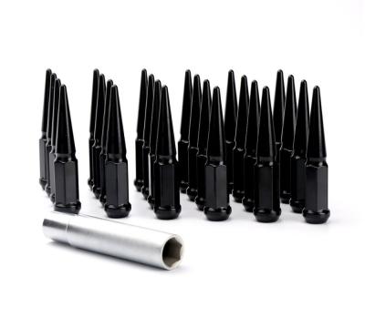 China CNC Solid Metal Lug Nuts E Coated Painting Fit Ford / Jeep / Toyota Series for sale