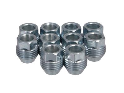 China Stable External Dual Thread Lug Nuts 12x1.5 Zinc Nuts With 19 Millimeter Hex for sale