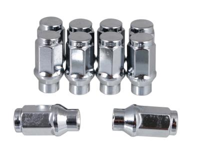 China ET Style Cone Conical Lug Nuts Bulge Closed Heat Treated Coating Technique for sale