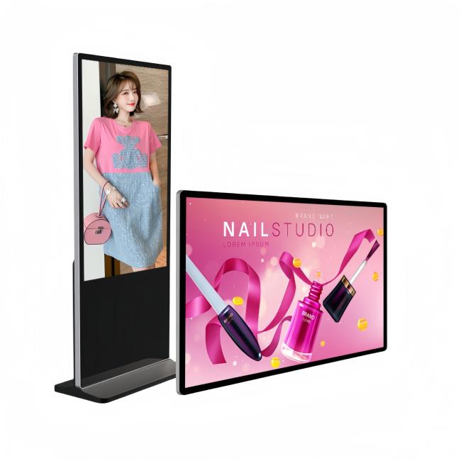 RK3188 digital signage kiosk side view
