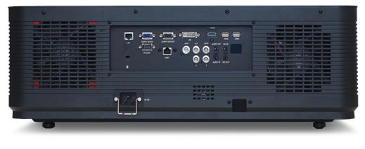 Auto Auditorium Large Venue Laser Projector showing professional installation in a large hall