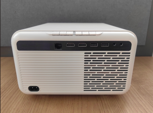 V418 projector in use displaying high-quality 1080P image
