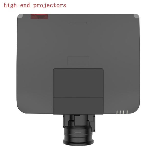 Sealed dustproof laser projector showing professional installation in large venue