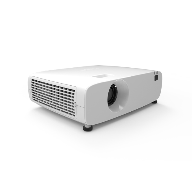 Technical diagram of 4200 Lumen Laser Projector specifications and features
