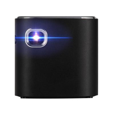 China Rechargeable Cube Mini Pico Projector Bluetooth DLP Micro Projector For Outdoor Camping for sale
