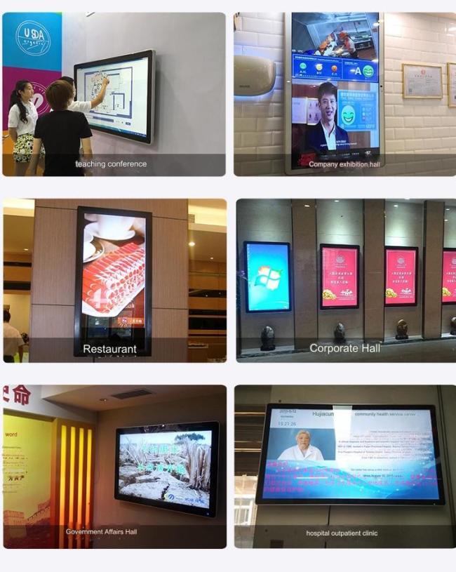 Professional installation of advertising display in retail environment
